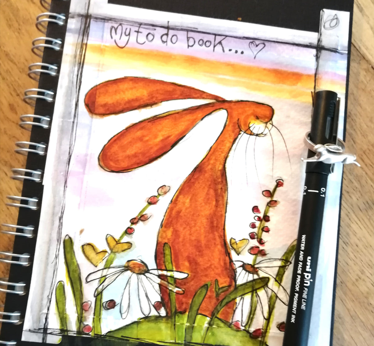 GingerArts Smiley journal, sketchbook. – Gingerarts