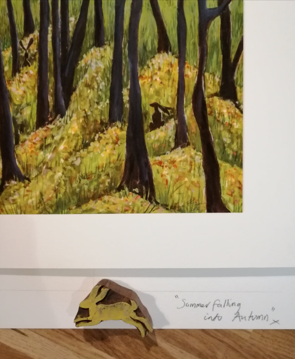 Summer Falling into Autumn. Printed Art on A2 420mm wide by 594mm high ...